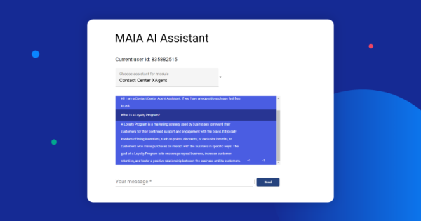 Your AI Chatbot Ally for Enhancing Customer Loyalty: Meet MAIA